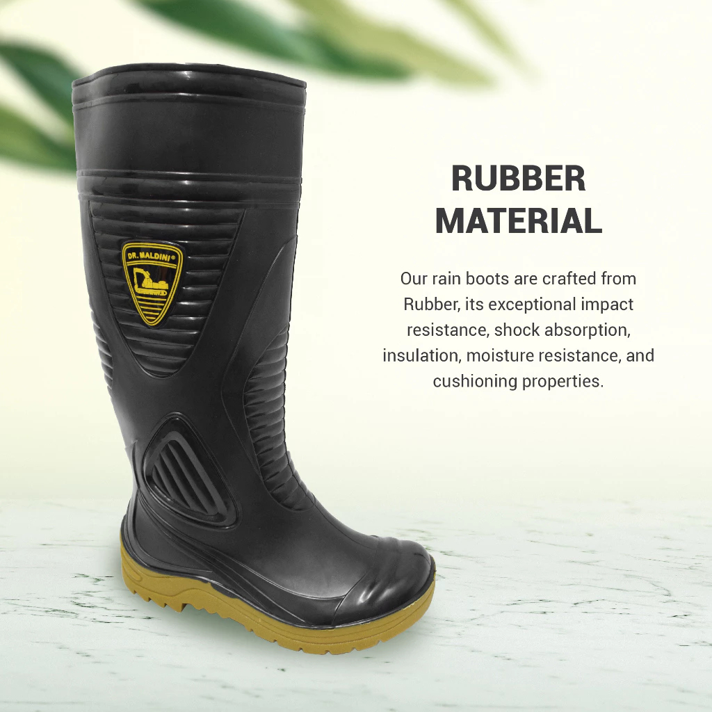 Dr Maldini TS48S High Quality Rubber Boot l Kasut Boot Getah Berkain l ...