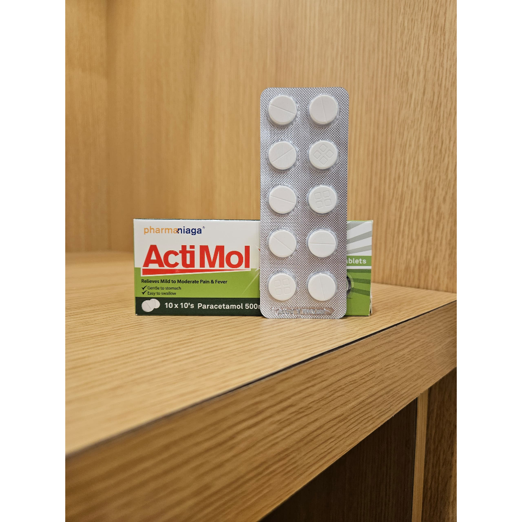 ACTIMOL PARACETAMOL 500MG 10'S | Shopee Malaysia