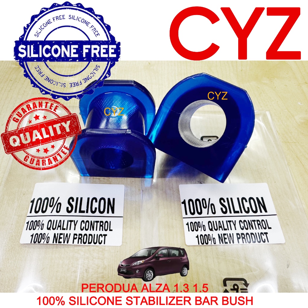 (1 Pair) Front Stabilizer Bar Bush PERODUA ALZA 1.3 1.5 SILICONE (25MM ...