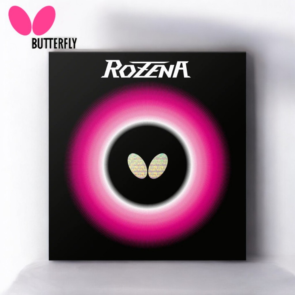 Butterfly Table Tennis Rubber Rozena 06020 Red Max Thickness | Shopee ...