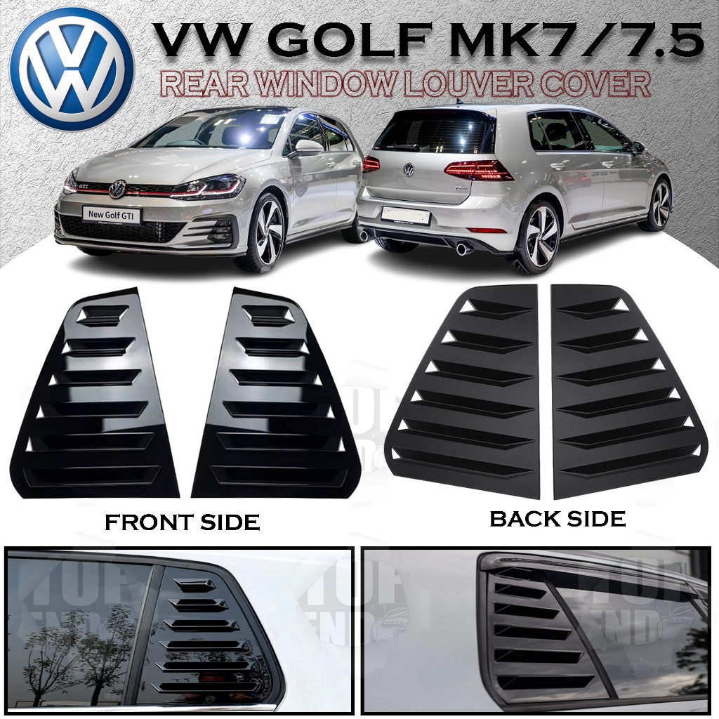 VOLKSWAGEN GOLF MK7/MK7.5 GTI R LINE R REAR WINDOW LOUVER COVER GOLF ...