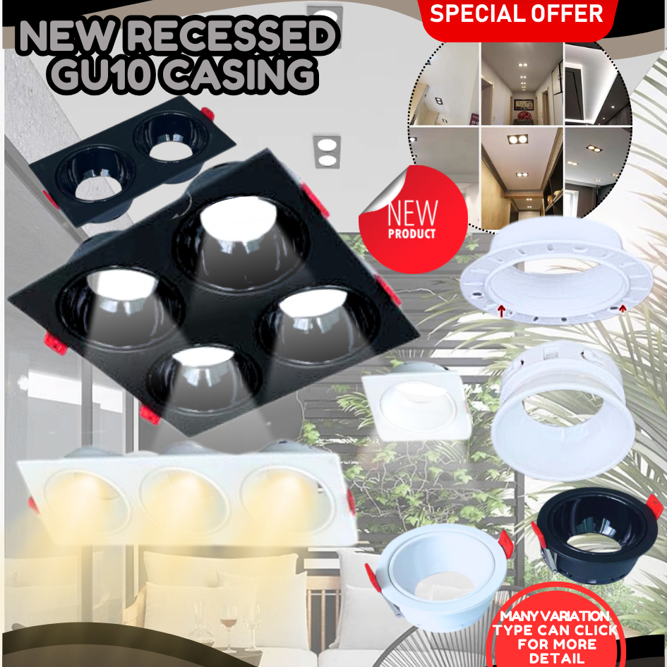 (NEW ARRIVAL) CASING GU10 ,NEW ARRIVAL CASING GU10 BLACK AND WHITE ...