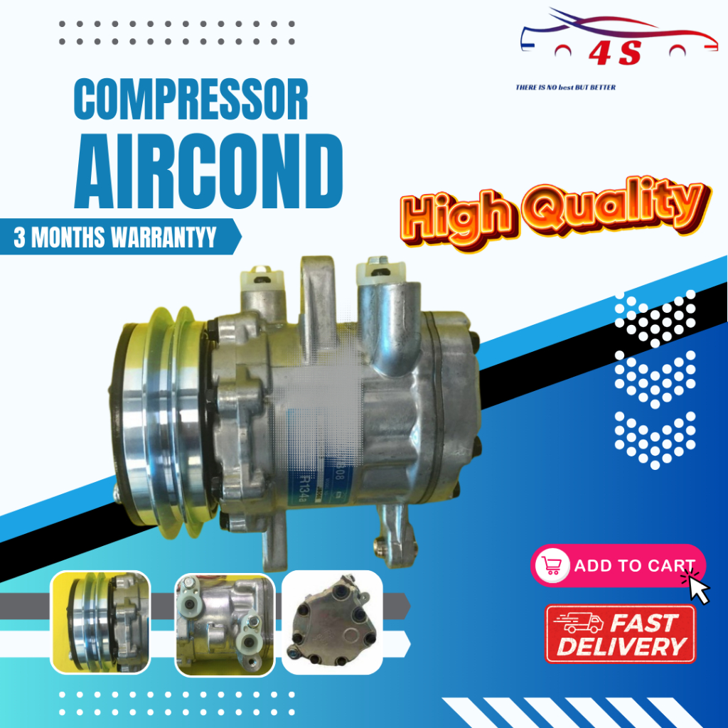 3 MONTH WARRANTY Perodua Kelisa Kenari Kancil NEW COMPRESSOR (Denso ...
