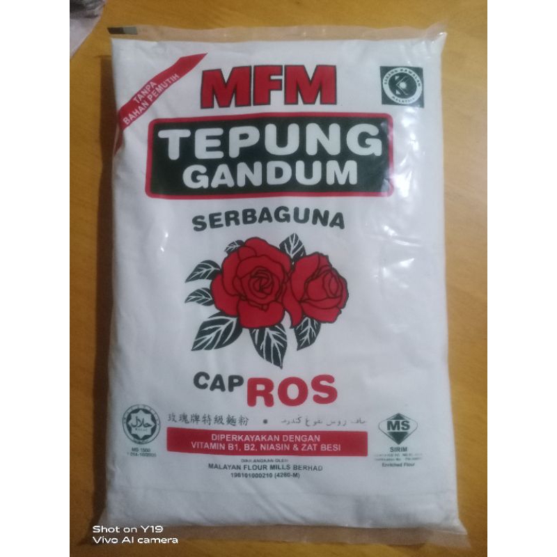 Tepung Putih/ Gandum/gandum/ros/rose/bunga merah/multipurpose flour ...
