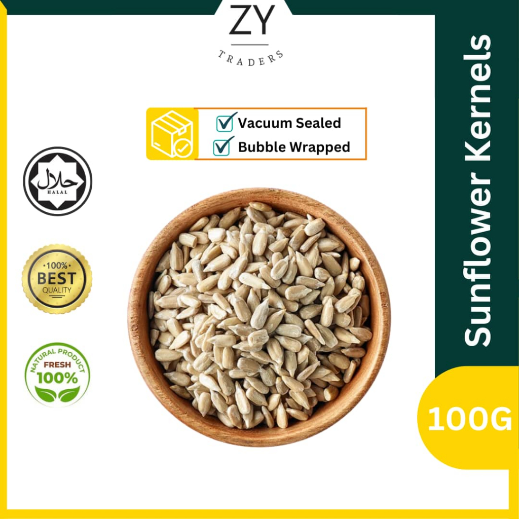 Sunflower Seeds Raw Kuaci Biji Bunga Matahari 葵花籽 சூரியகாந்தி விதை 100g ...