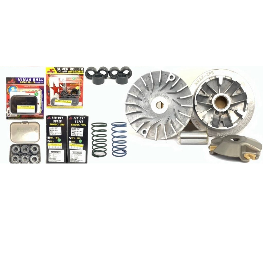 BRT RACING CVT SUPER PULLEY SET NVX V1&V2 / NMAX V2 / AEROX 155 V1 & V2 ...