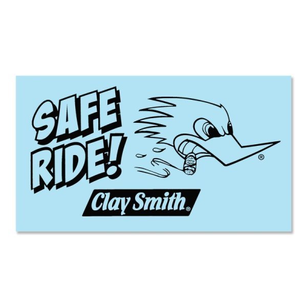 Clay Smith Safe Ride Sticker (Black) | Shopee Malaysia