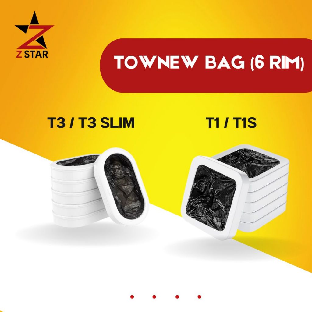 Townew Garbage Plastic Refill T1/T1S /T3 / T3 SLIM Smart Trash Dustbin ...