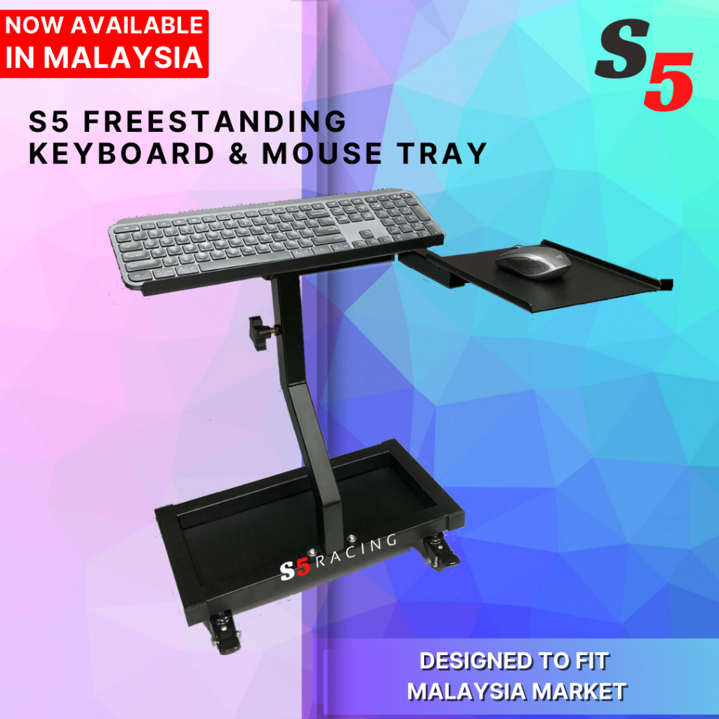S5 Freestanding Keyboard and Mouse Tray / Keyboard stand/keyboard mouse ...