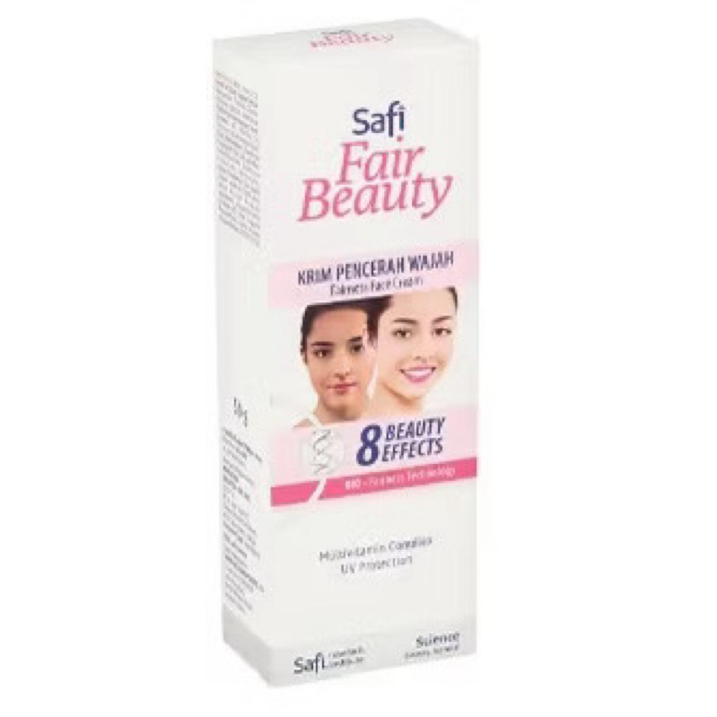 Safi Fair Beauty Krim Pencerah Wajah 8 Beauty Effects Multivitamin ...