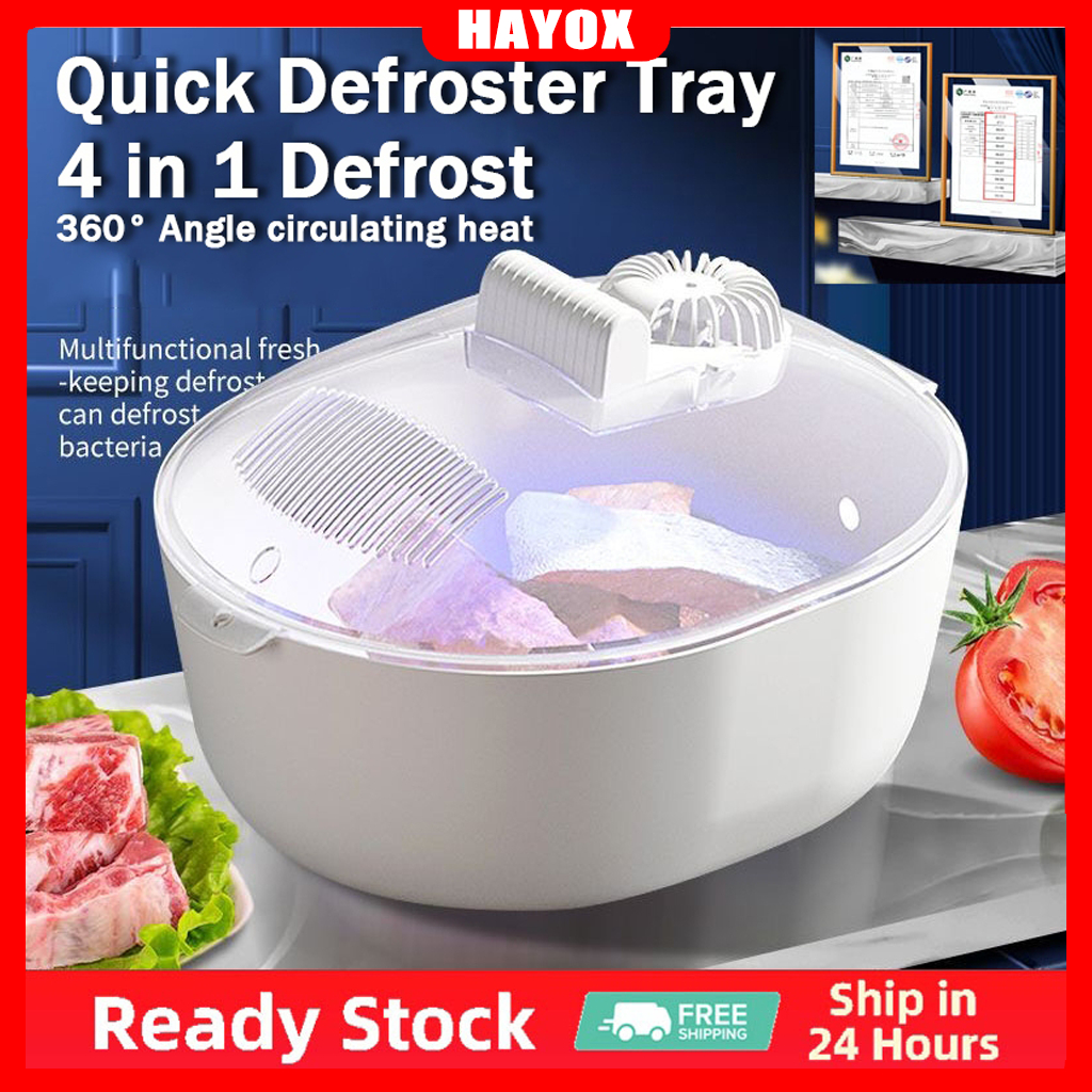 4 in 1 Quick Defroster Tray Multifunction Defroster UVC Sterilizat Fast ...