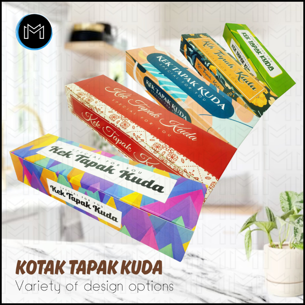 New Design Cake Box Kek Tapak Kuda Cake Roll Kek Takak Kuda Box ...
