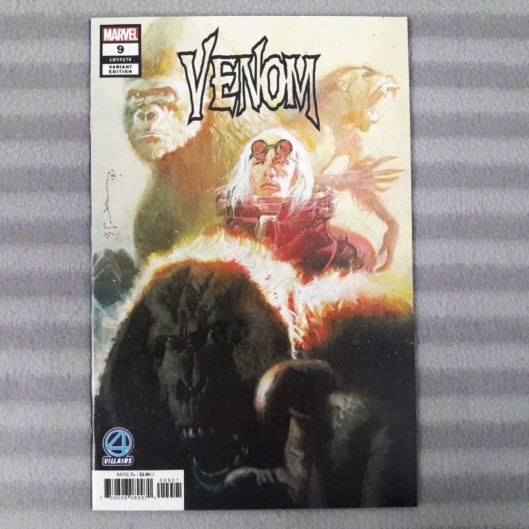 Venom #9 Bill Sienkiewicz Variant (4th Series Marvel Comics) Donny ...