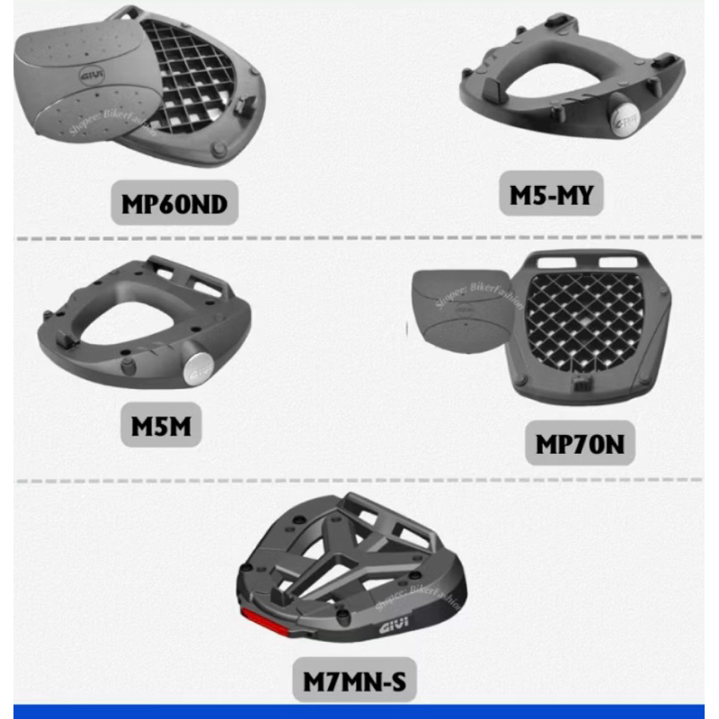 GIVI Box Papan Base Plate Tapak Box Givi M5M M7M FOR MONORACK J ...