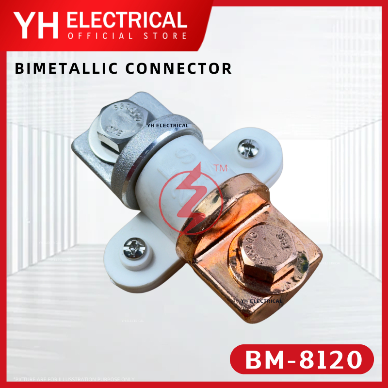 LS 25 x 3mm Lightning Conductor Fixing Bi Metallic Connector For Copper ...