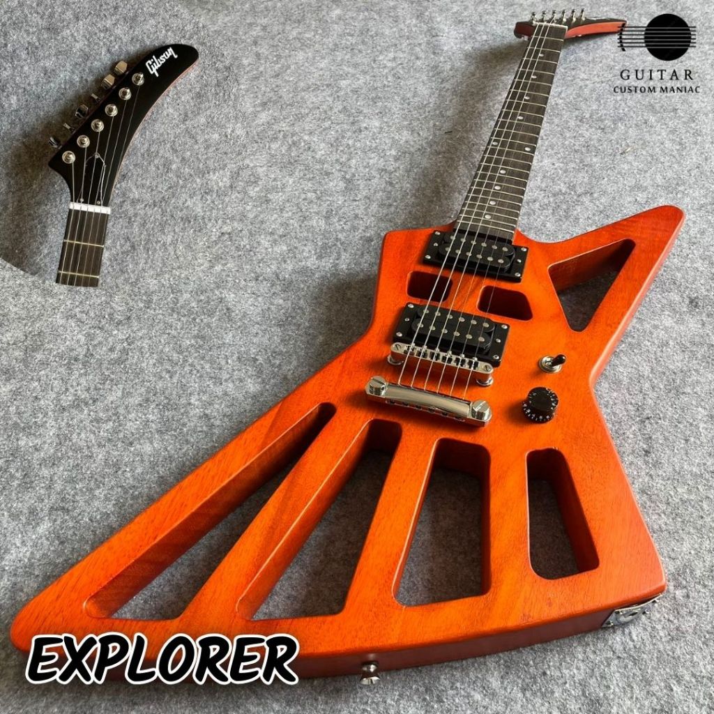 GCM Custom Made Explorer Electric Guitar Custom Maniac (Oversea Ready ...