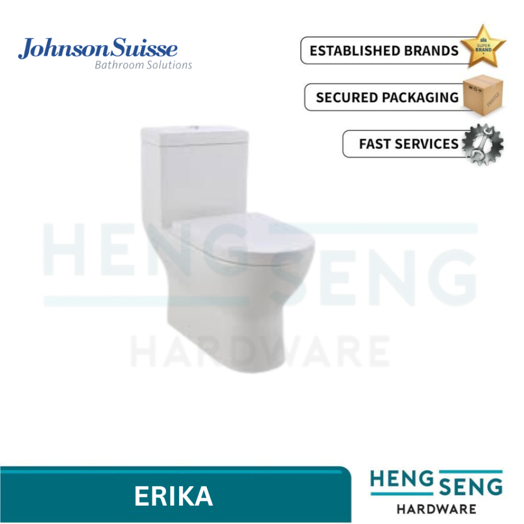 JOHNSON SUISSE 1 PIECE WC ERIKA ( READY S-250MM) WBSC950158WW ( SET ...