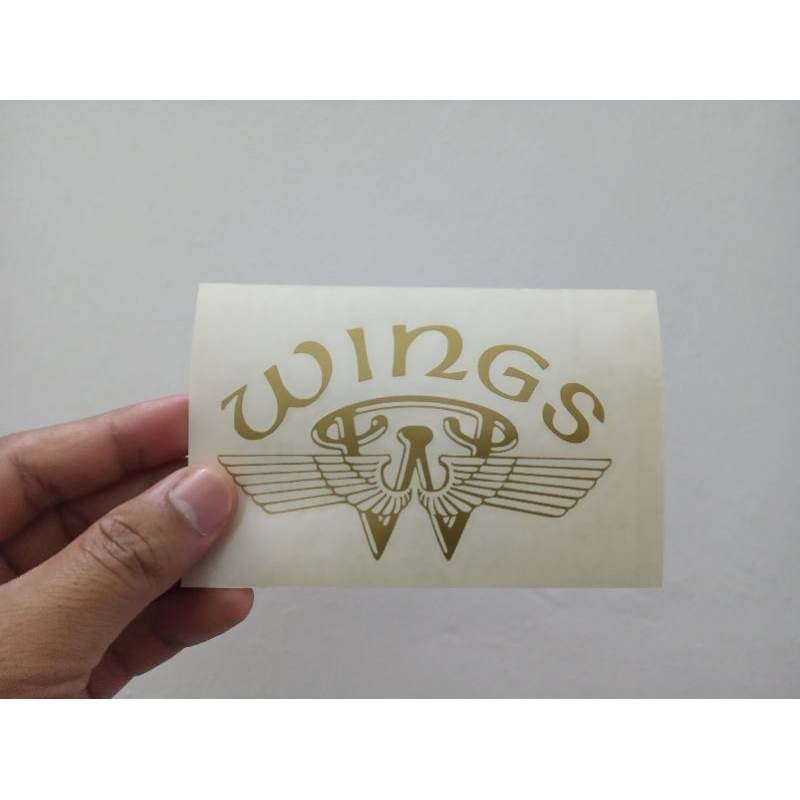 Sticker Wings Band ( Sticker Cutting / Outdoor ) | Shopee Malaysia
