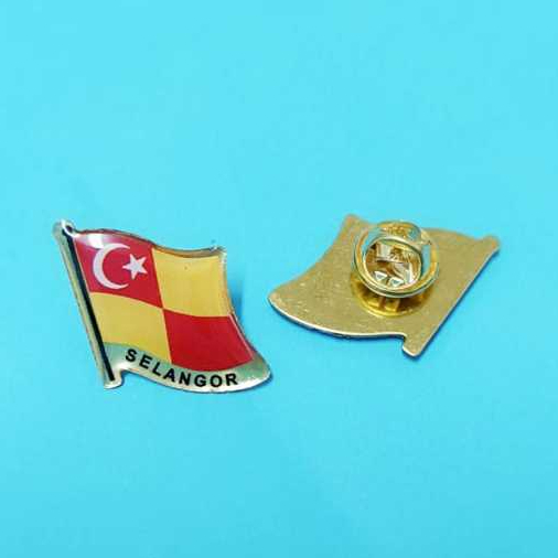 SELANGOR COLLAR PIN SOLID GOLD COLLAR PIN SELANGOR | Shopee Malaysia