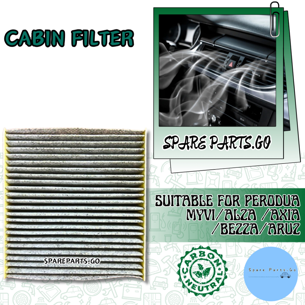 🔥[Ready Stock现货]🔥OEM AIR COND CABIN FILTER (CARBON) PERODUA MYVI LAGI ...