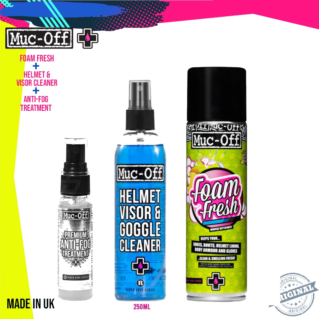 MUC OFF HELMET CARE KIT A COMPLETE CARE KIT FOR YOUR GEAR AND HELMET ...