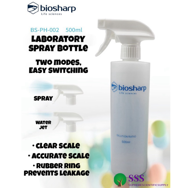 🔥[Ready stock]🔥 Laboratory Spray Can Spray Bottle , 500ml , Biosharp ...