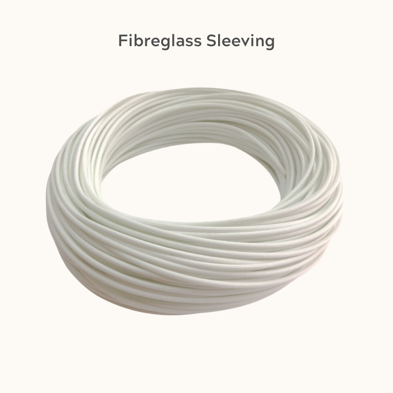 Fibreglass Sleeving (1.5mm, 2.5mm, 3mm, 4mm, 5mm, 7mm, 8mm, 10mm, 12mm ...
