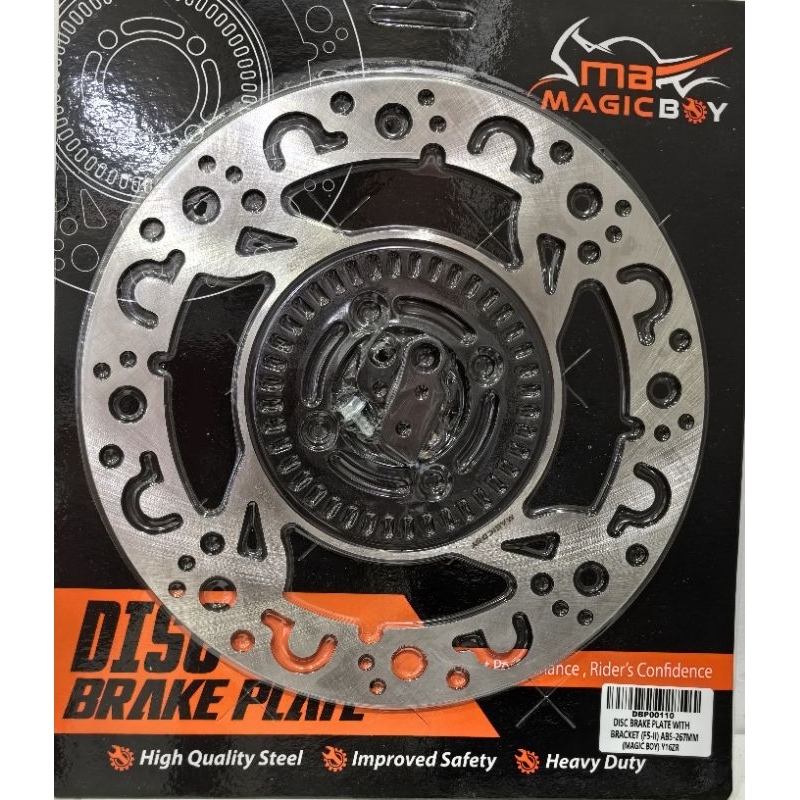 MAGIC BOY YAMAHA Y16 Y16ZR ABS 267MM DISC PLATE WITH BRACKET (4HOLE ...