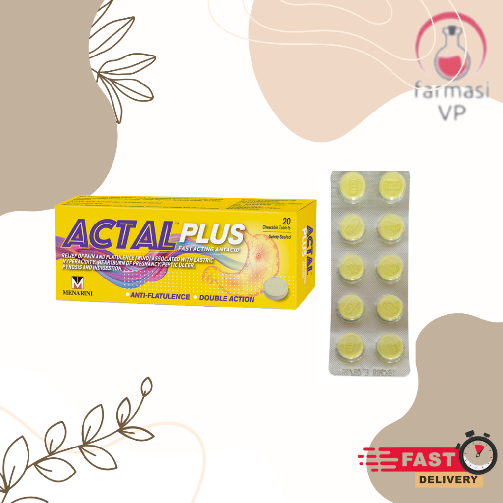 Actal Plus 10 Tablet (1 Strip) | Shopee Malaysia