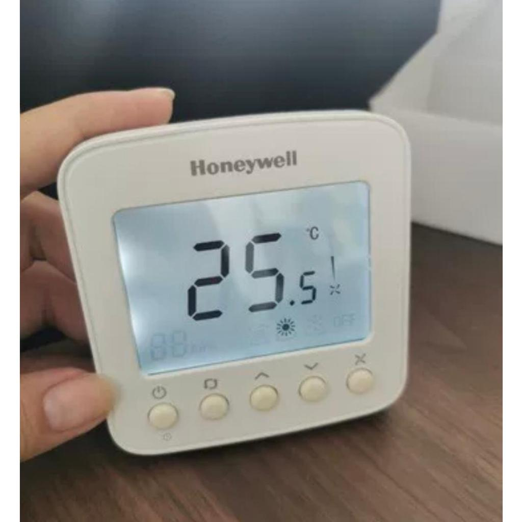 Honeywell LCD Thermostat TF228WN Central Air Conditioning Panel Fan ...