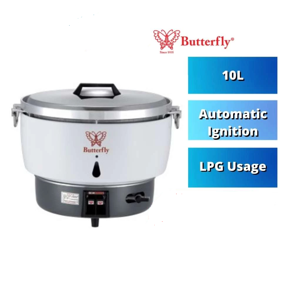 Butterfly PL-50 Commercial Gas Type Rice Cooker 10L | Shopee Malaysia