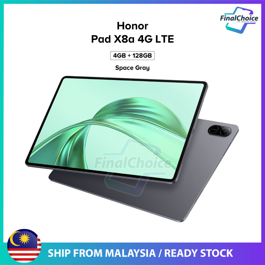 Honor Pad X8a 4G LTE/NDL-L09 (4GB+128GB) Original Honor Malaysia ...