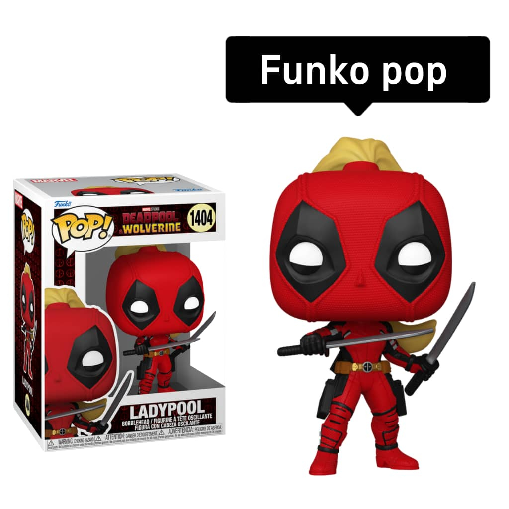 Original Funko Pop! Marvel Deadpool & Wolverine 1404 Ladypool ...