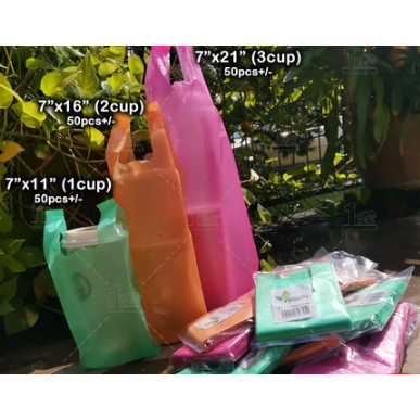 Plastik Cawan Air Bungkus & Plastic Bag Cup for 12oz, 16oz, 22oz ...