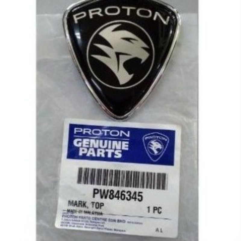 PROTON WAJA CAMPRO FRONT LOGO(BLACK SILVER){RO} | Shopee Malaysia