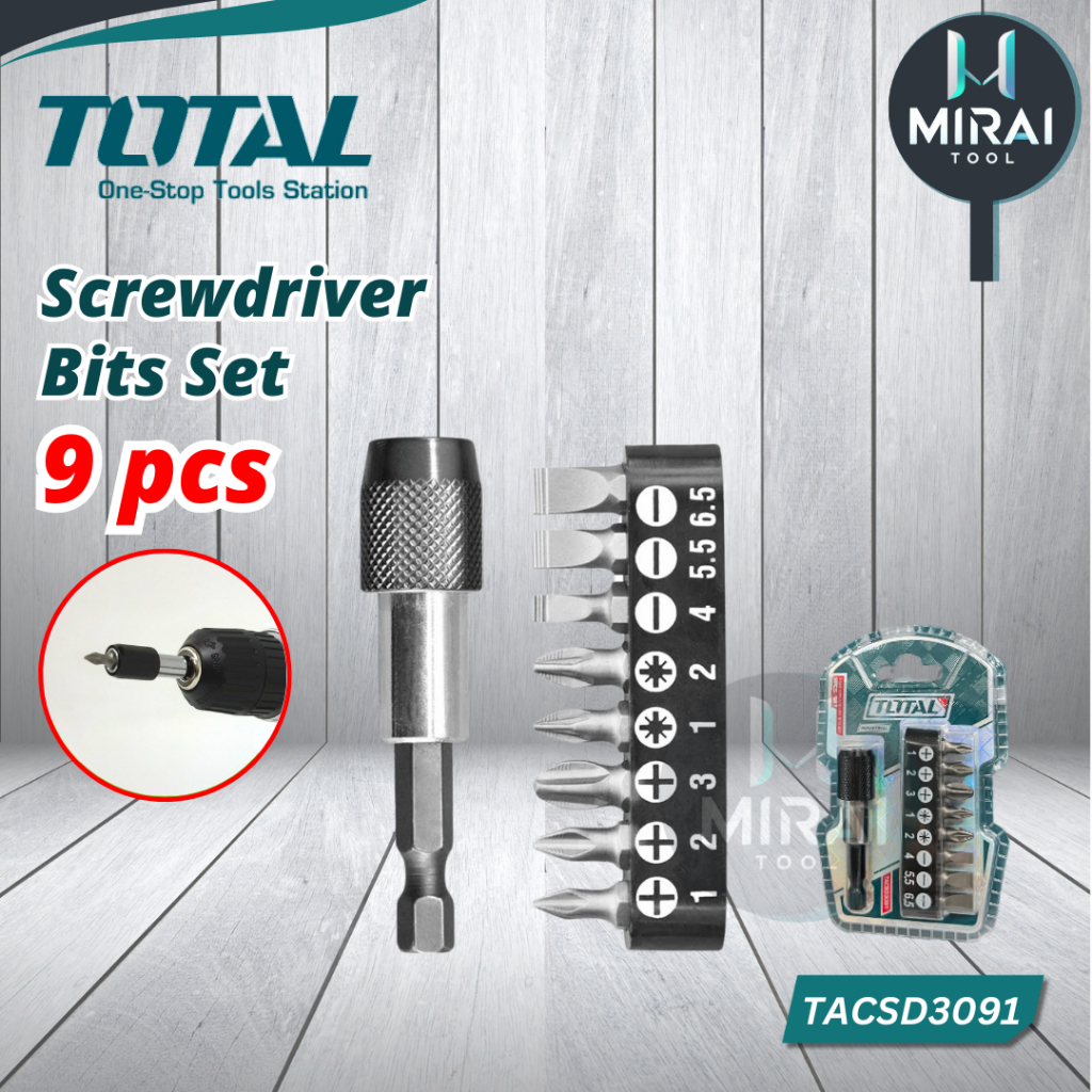TOTAL TACSD3091 Screwdriver Bits Set | Shopee Malaysia