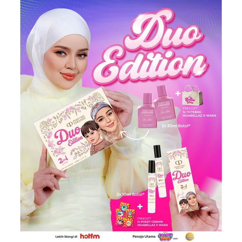 PERFUME PARADISE MUA BELLAZ WARA NELLY ORIGINAL HQ | Shopee Malaysia