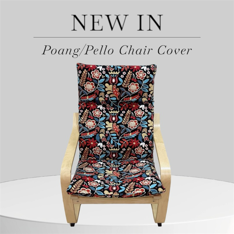 New Design Ikea Poang Chair Cover (Cover Only) | Shopee Malaysia