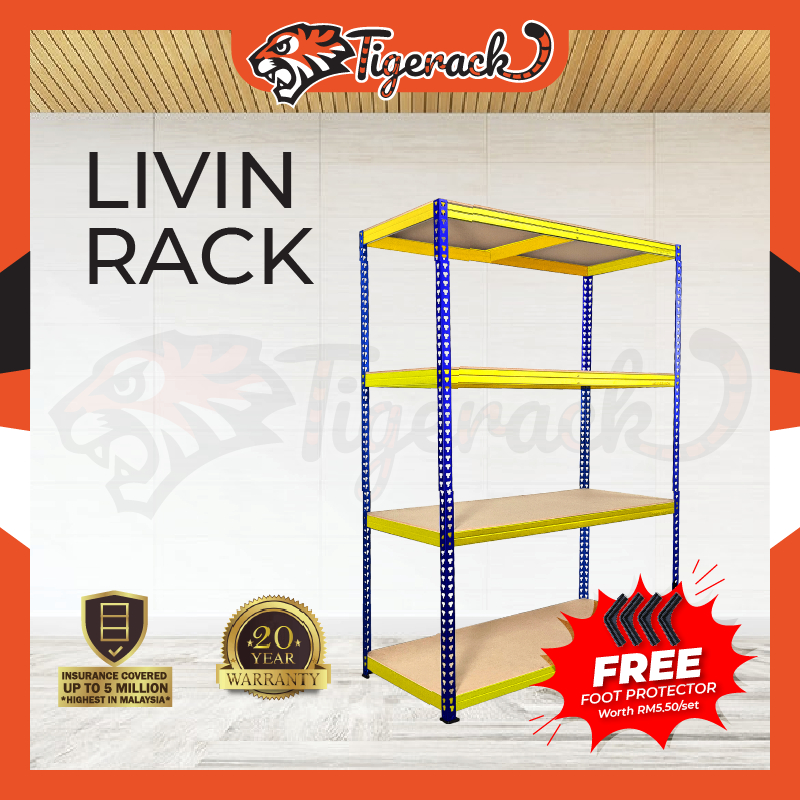 [FREE SHIPPING] TIGERACK Livin Rack Boltless Rack 4 Level Shelf Storage ...