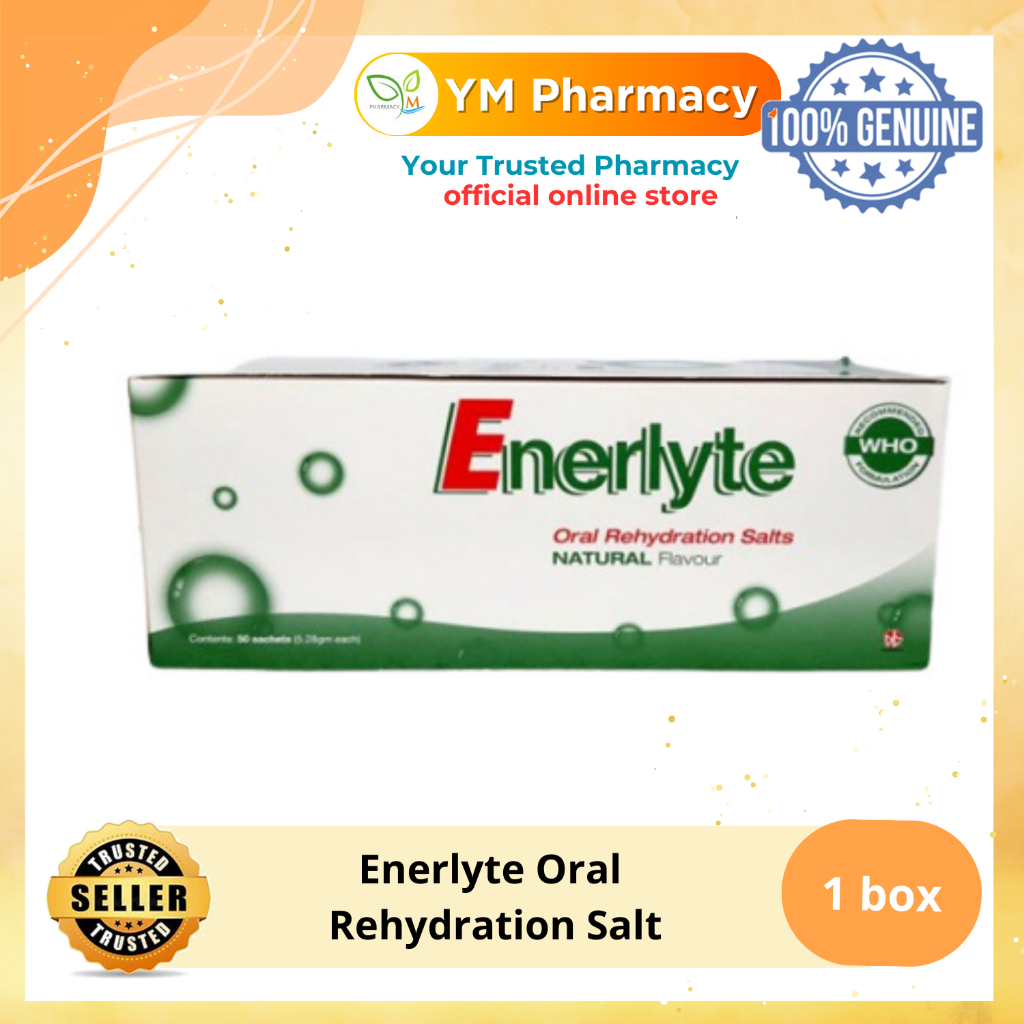 ENERLYTE ORAL REHYDRATION SALTS NATURAL FLAVOUR 50's (EXP: OCT-25 ...