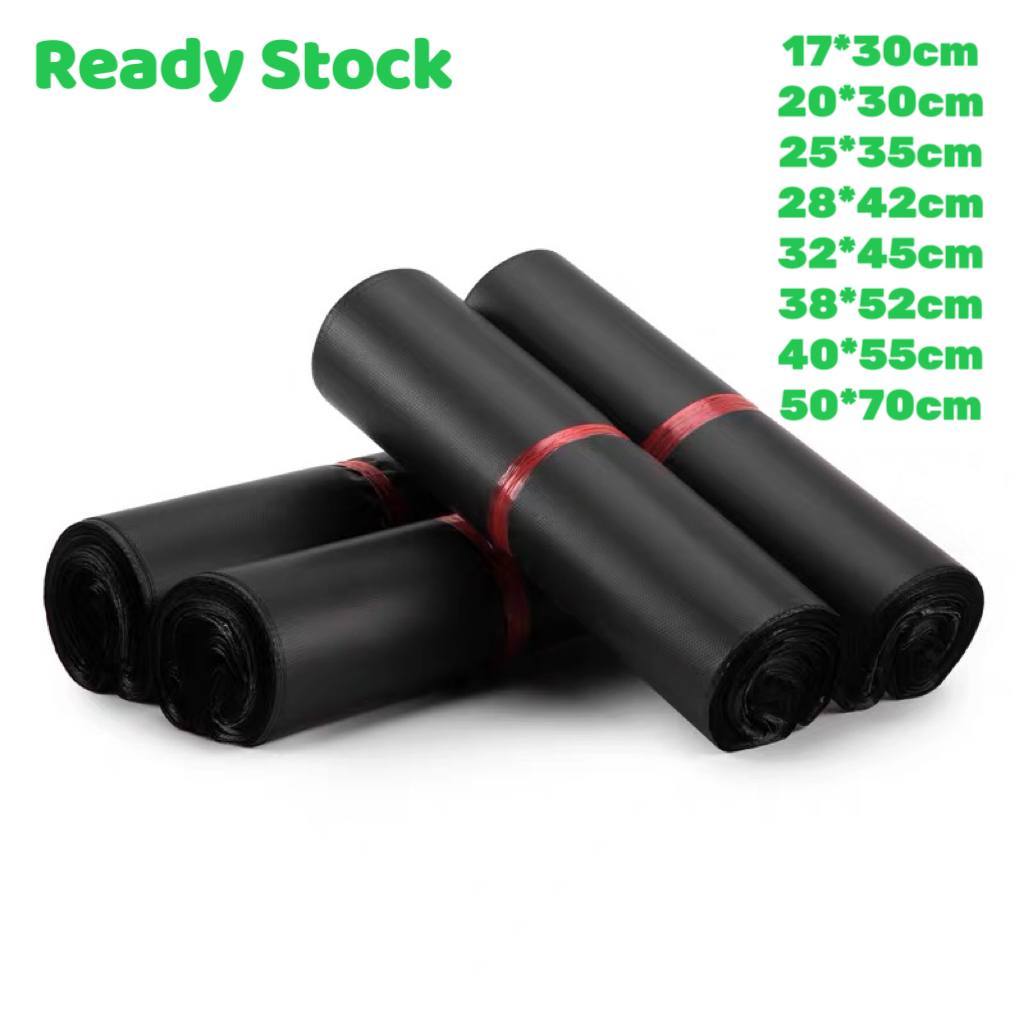 100pcs Courier Bag Without Pocket Beg Kurier Flyer Plastic Bag Courier ...