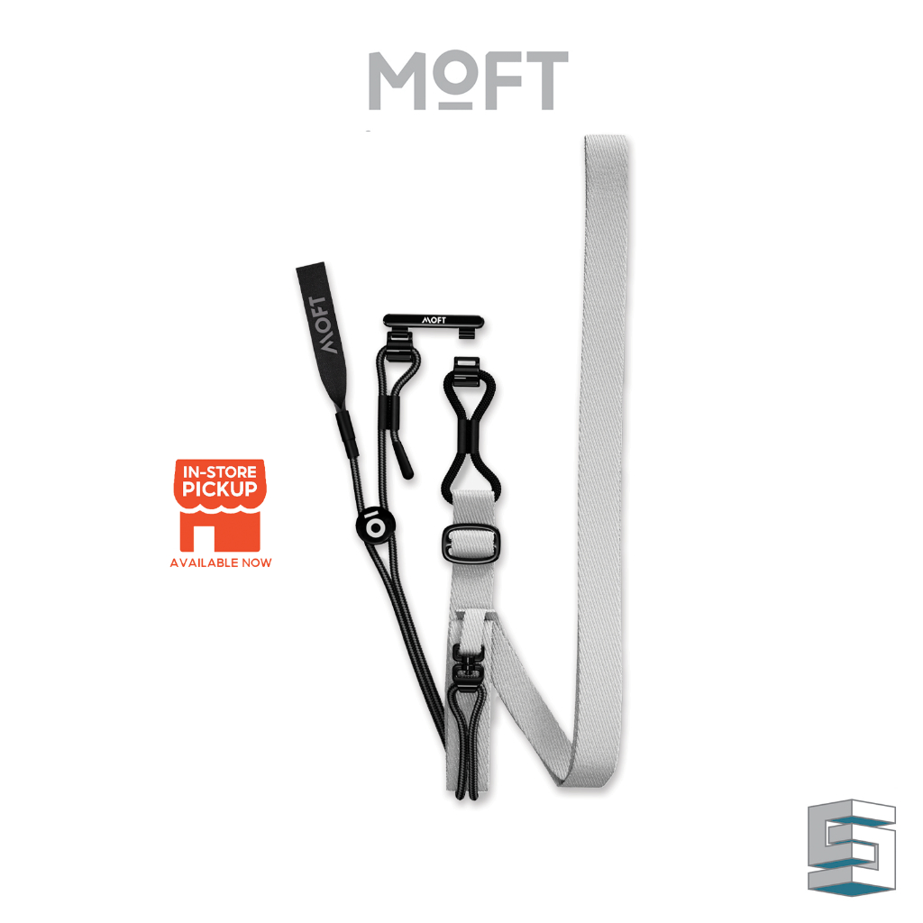 MOFT Adjustable Long Lanyard - Misty Cove Grey | Shopee Malaysia