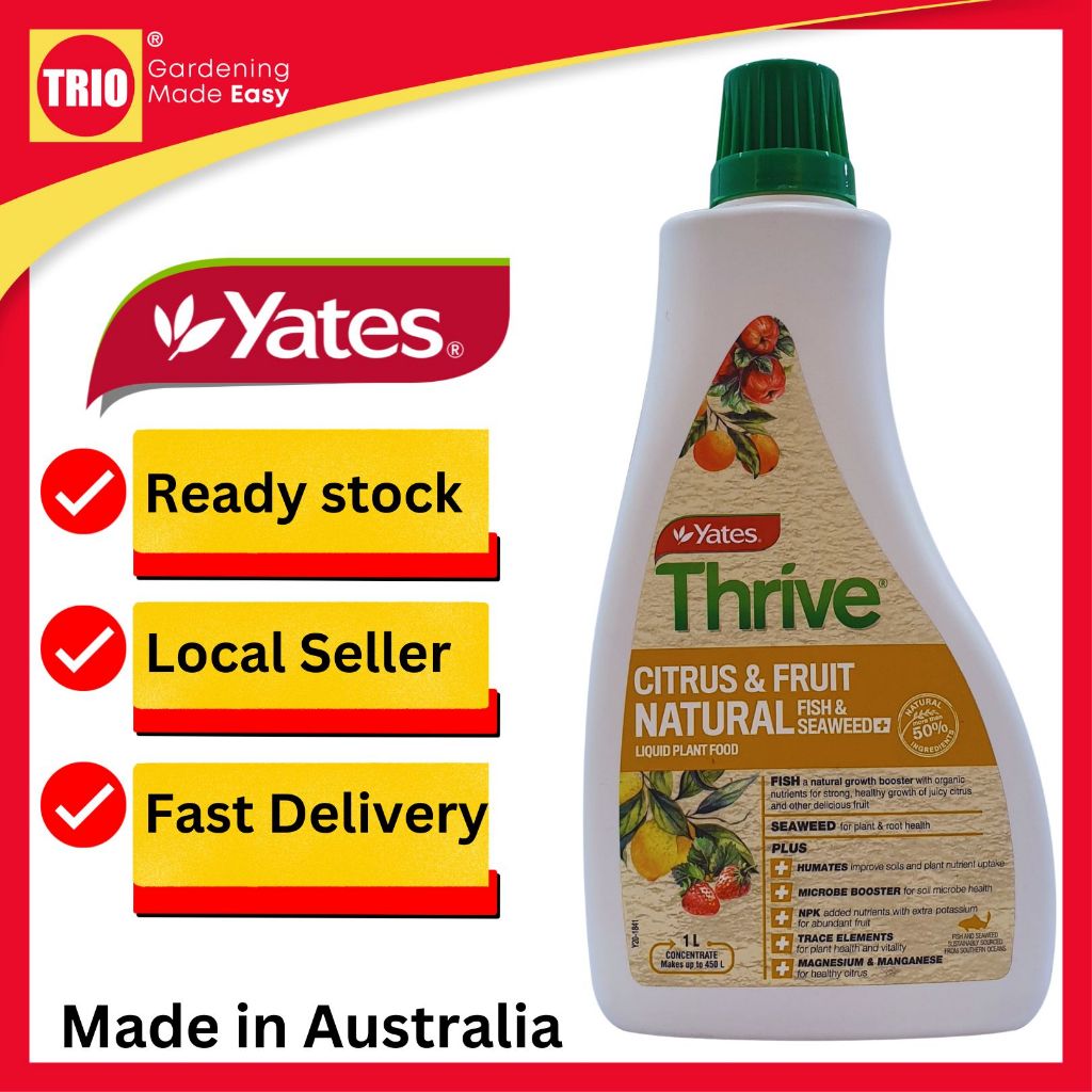 Yates Thrive Citrus & Fruit Natural Fish & Seaweed+ 1L (Ready Stock ...