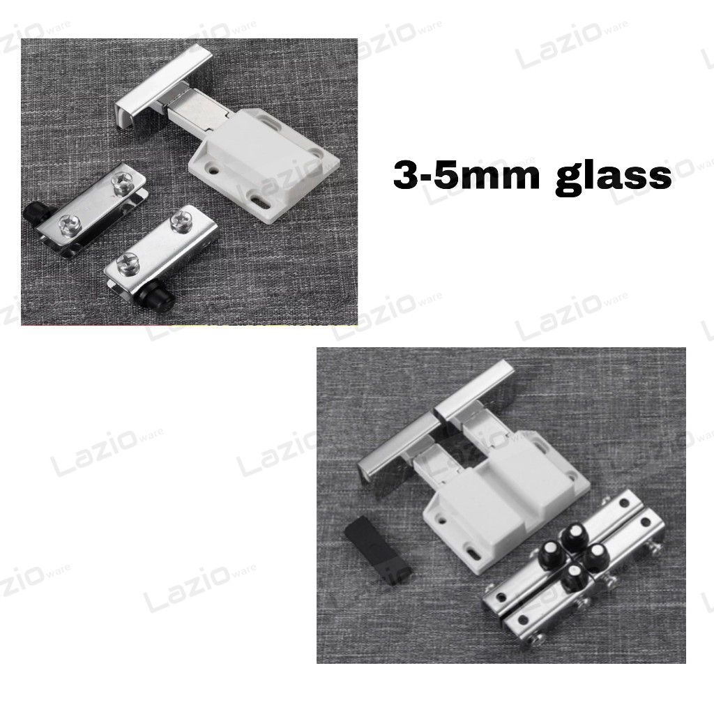 3-5mm Glass Hi-Fi Hinge Magnetic Cabinet Glass Door Pivot Magnet Clamp ...