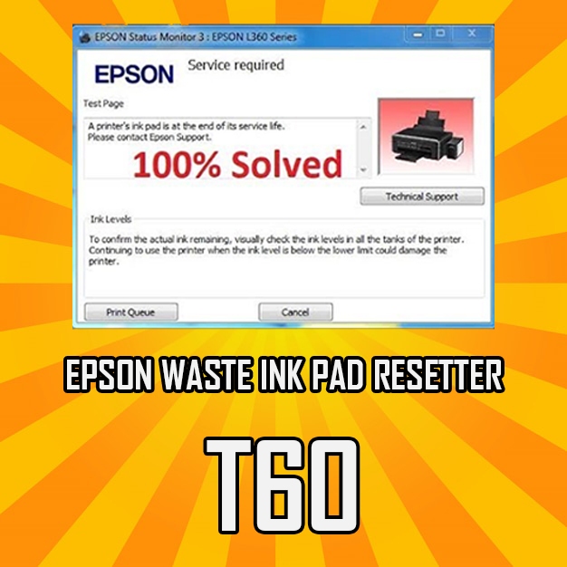 Epson Waste Ink Pad Resetter - T60 - Windows Only | Shopee Malaysia