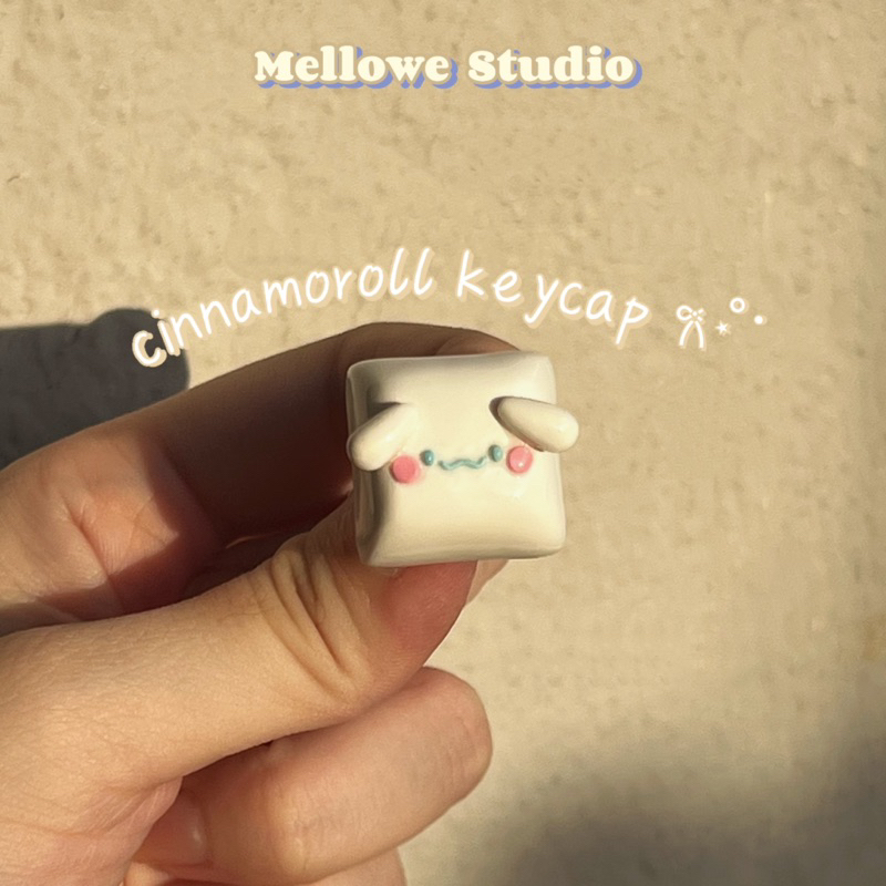 Cinnamoroll Keycap for mechanical keyboard | Artisan Clay Keycap Custom ...