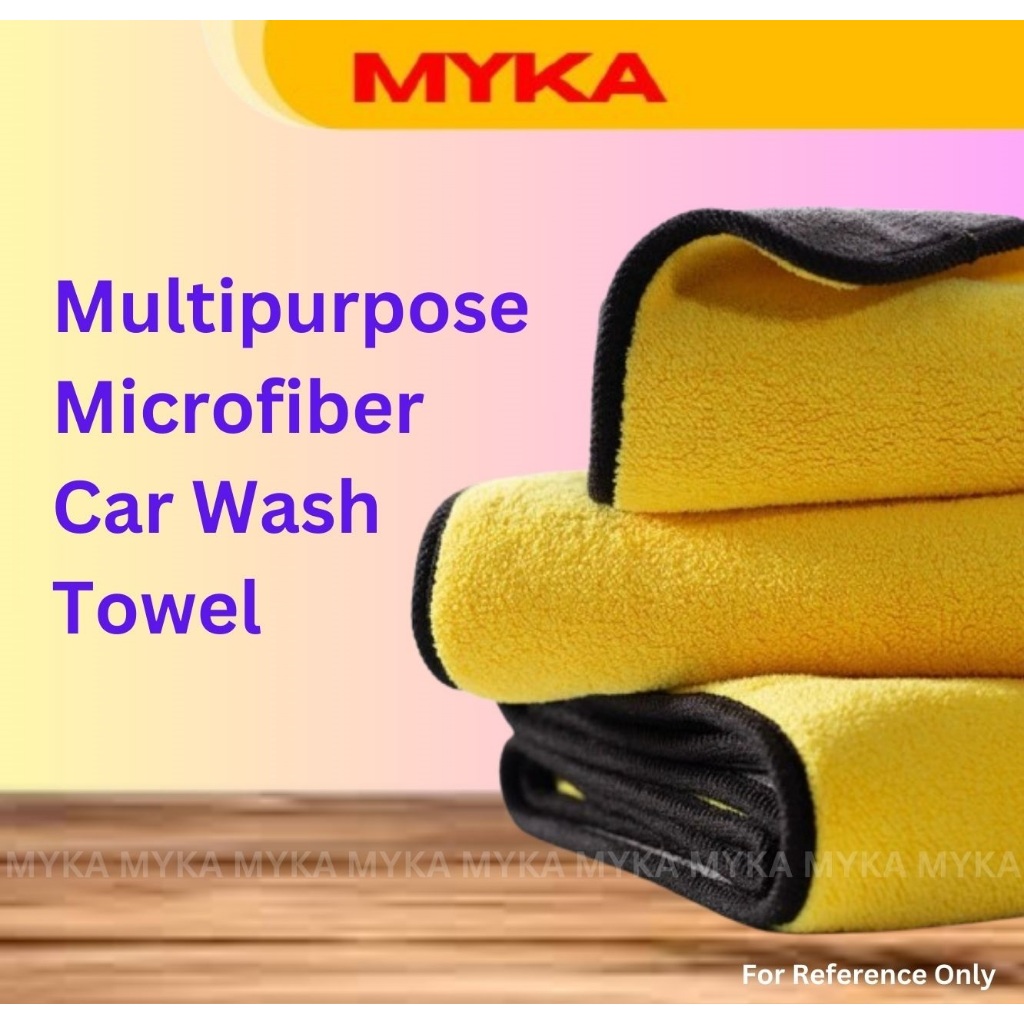 Multipurpose Soft Microfiber Towel Car Wash Kain Cuci Kitchen Cloth ...