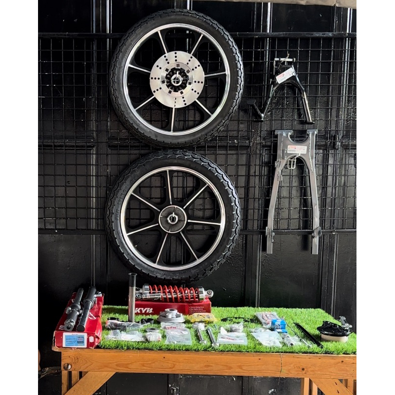 YAMAHA RXZ ORIGINAL COMBO FORK SET RIM GTO | Shopee Malaysia