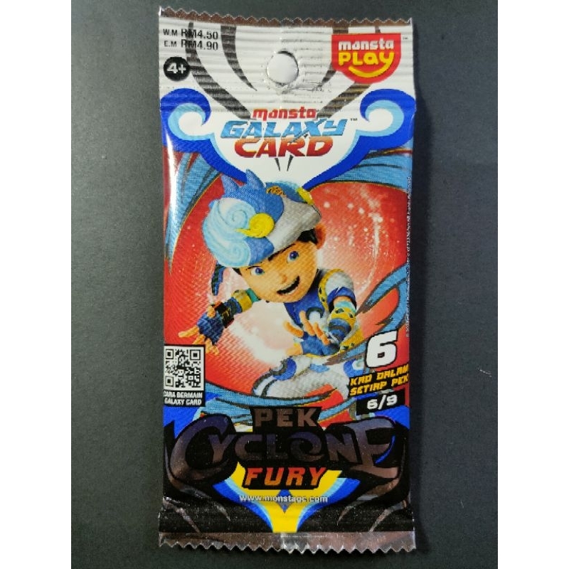 KAD BOBOIBOY PEK CYCLONE FURY (6/9) | Shopee Malaysia