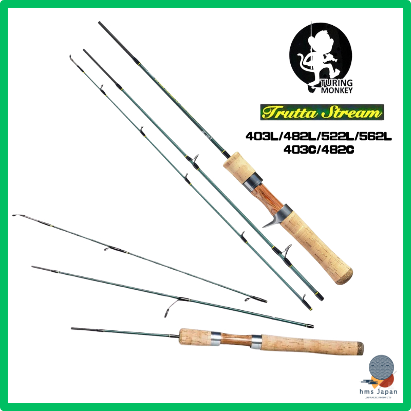 Turing Monkey Trutta Stream IV 403L/482L/522L/562L/ CT 403C/482C Turimon Mobile Pack Rod Lure ...